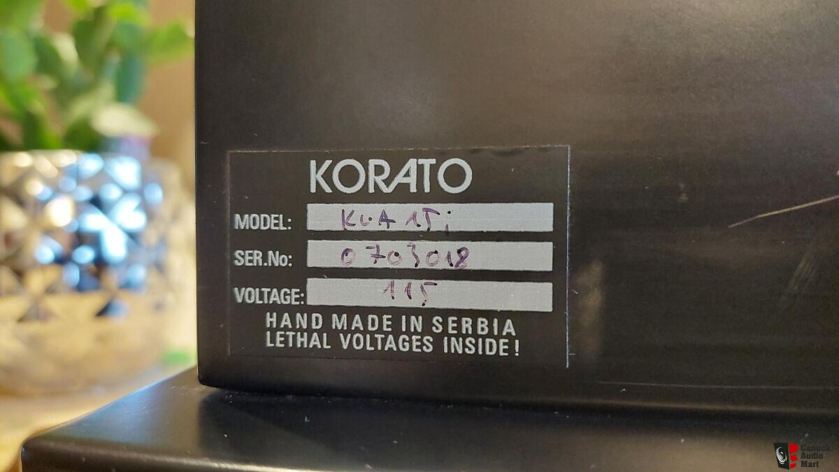 Korato KVA 15i integrated amplifier Photo #4403507 - US Audio Mart