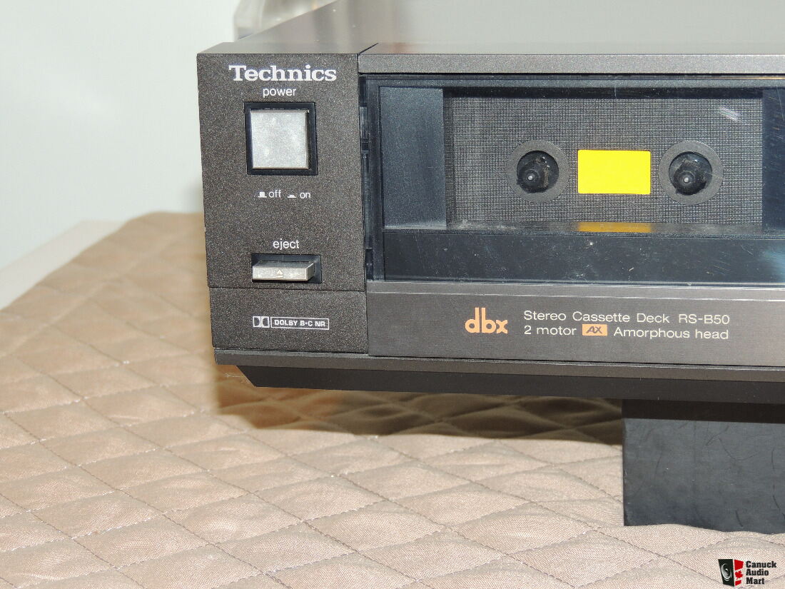 Technics RS-B50 is a stereo cassette deck with Dolby B,C and DBX noise ...