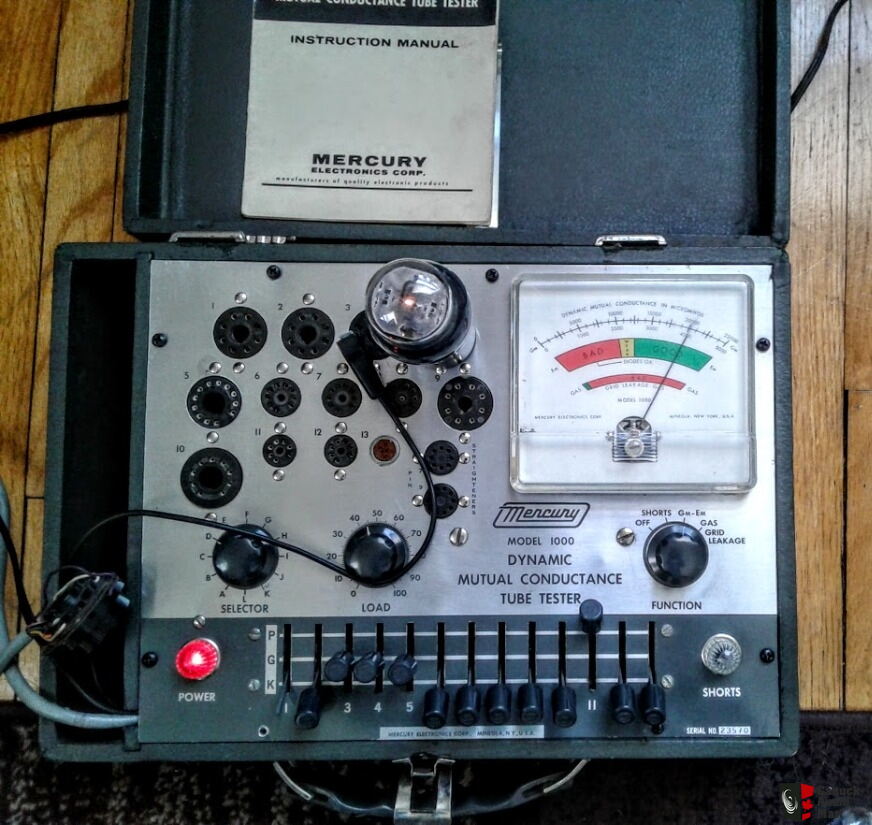 Mercury 1000 Tube Tester complete with original manuals Photo #4404576 ...