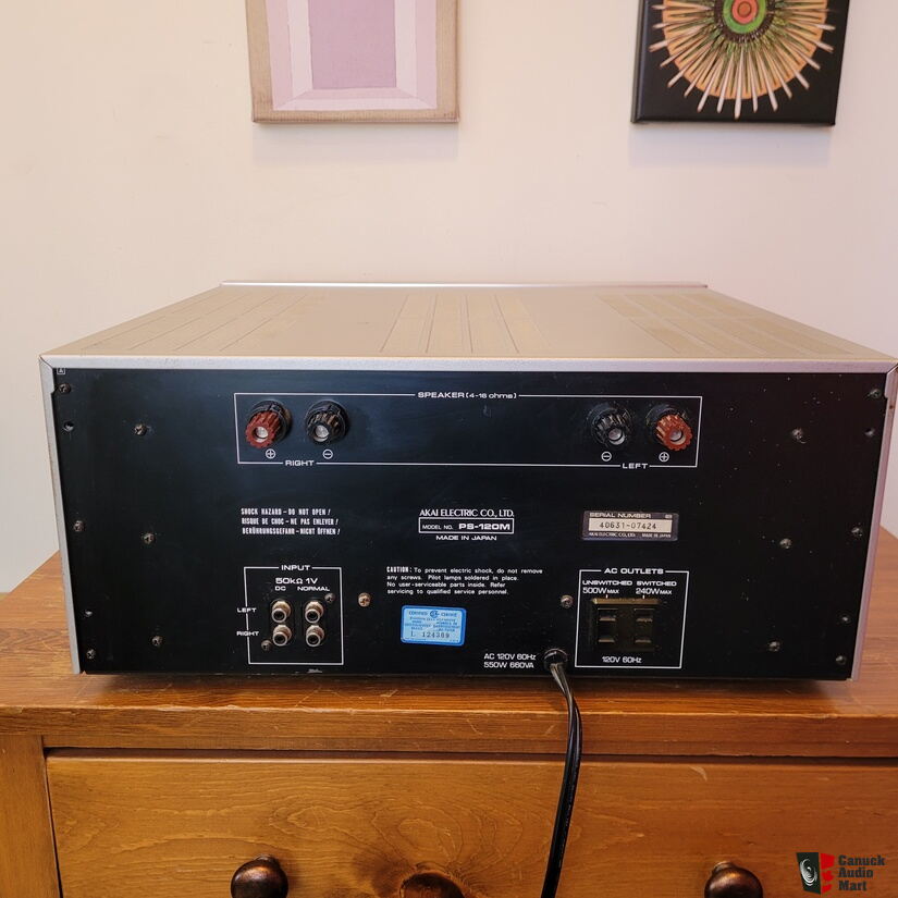 Akai PS-120M Power Amplifier Photo #4405054 - US Audio Mart
