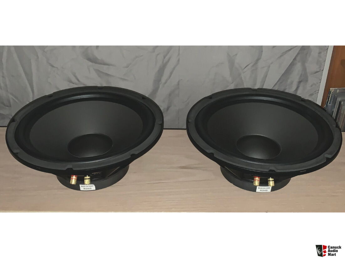 12" Woofers, Goldwood Heavy Duty GW-12PC-8, 8 ohm, Pair, New For Sale ...