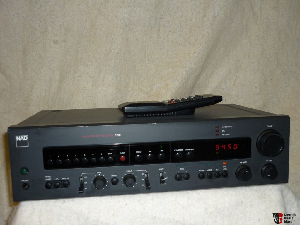 NAD 1700 PRE AMP/ TUNER WORKS PERFECTLY WITH REMOTE (SOLD TO WARREN ...