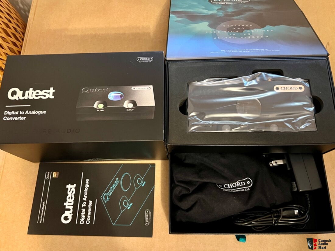 Chord Qutest DAC + AudioQuest Cable For Sale - Canuck Audio Mart