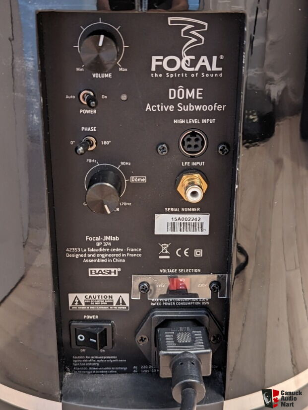 Focal DÔME Subwoofer Photo #4406862 - US Audio Mart
