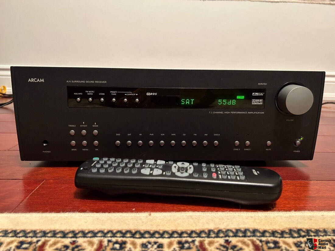 Arcam DiVa AVR250 7.1 Channel Receiver with Remote For Sale - Canuck ...