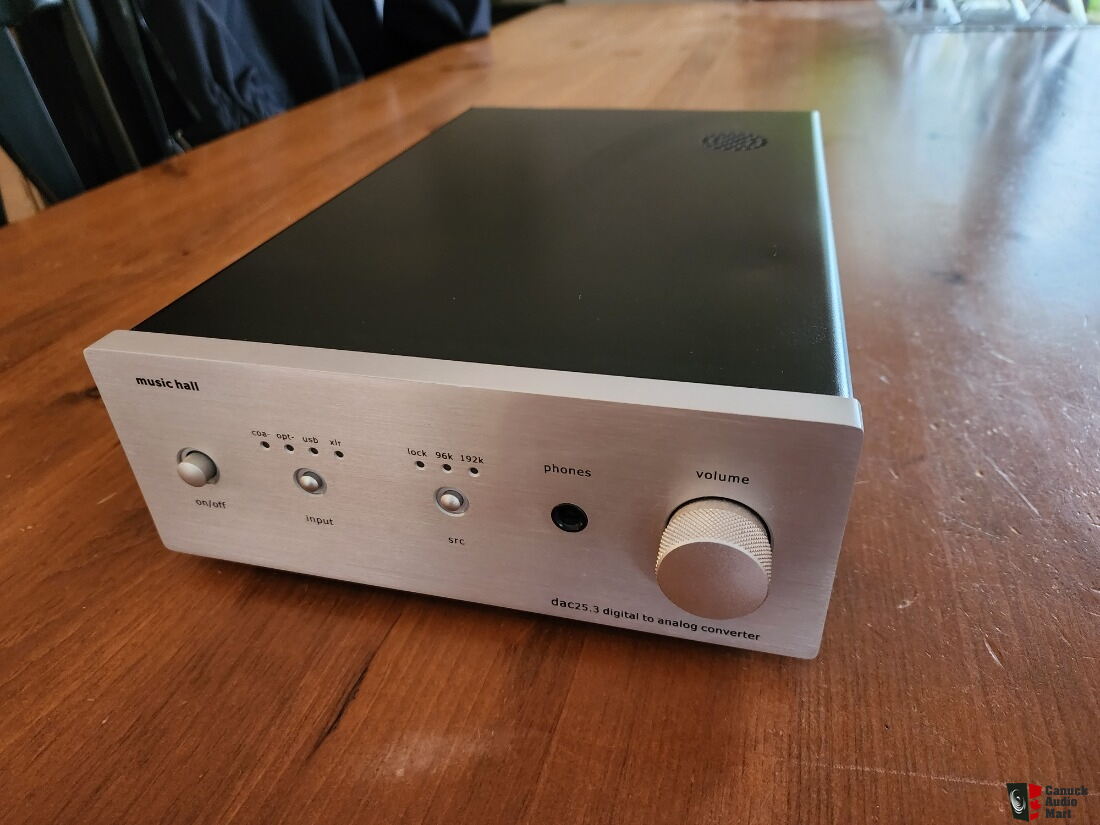 Music Hall DAC25.3 Tube DAC w/ Headphone Amp Photo #4416496 - Canuck ...