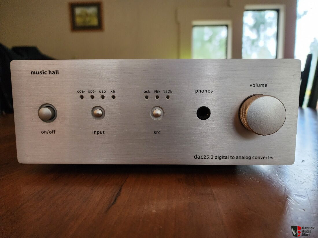 Music Hall DAC25.3 Tube DAC w/ Headphone Amp Photo #4416497 - Canuck ...