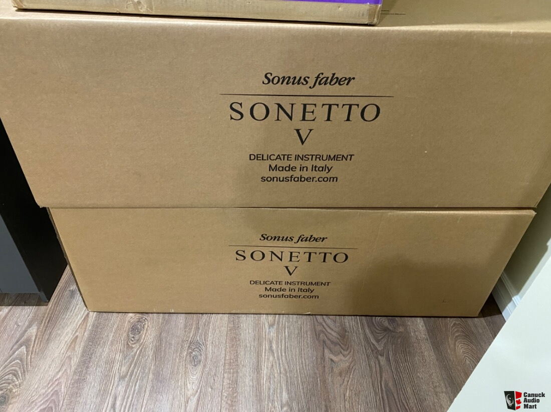 Sonus Faber Sonetto V Photo #4416807 - Canuck Audio Mart