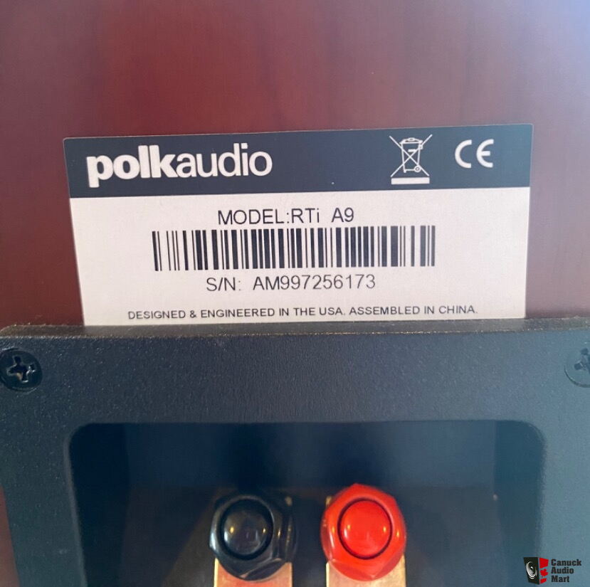 Polk RTI A9 Speakers Photo #4417864 - US Audio Mart