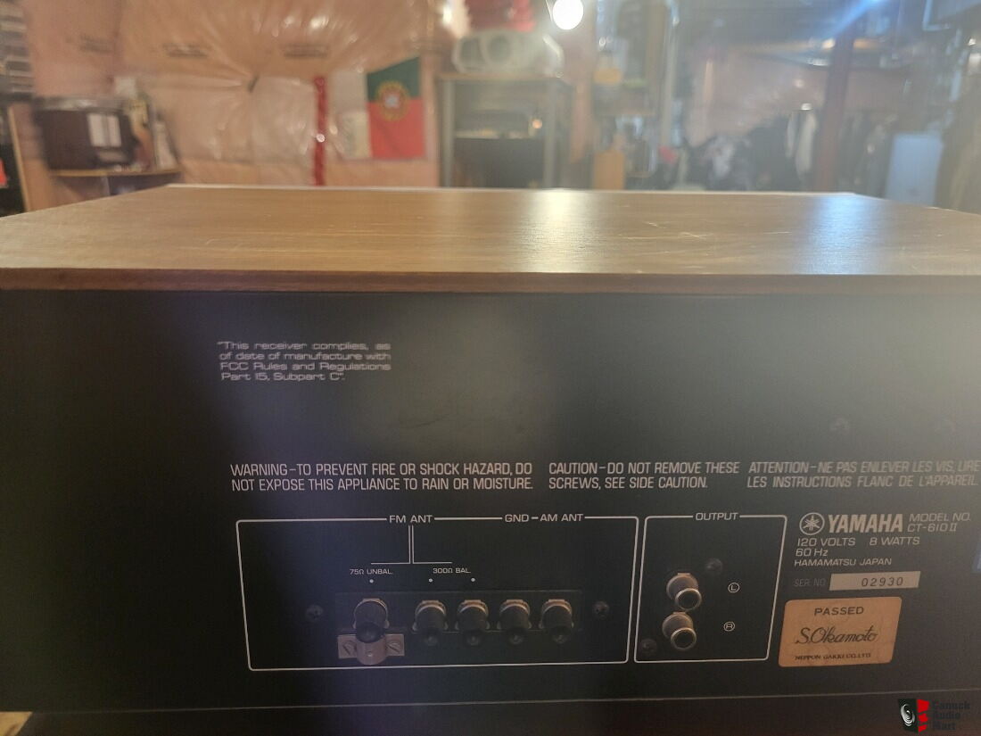 Yamaha CA 610 integrated amp and CT 610 tuner Photo #4420125 - US Audio ...