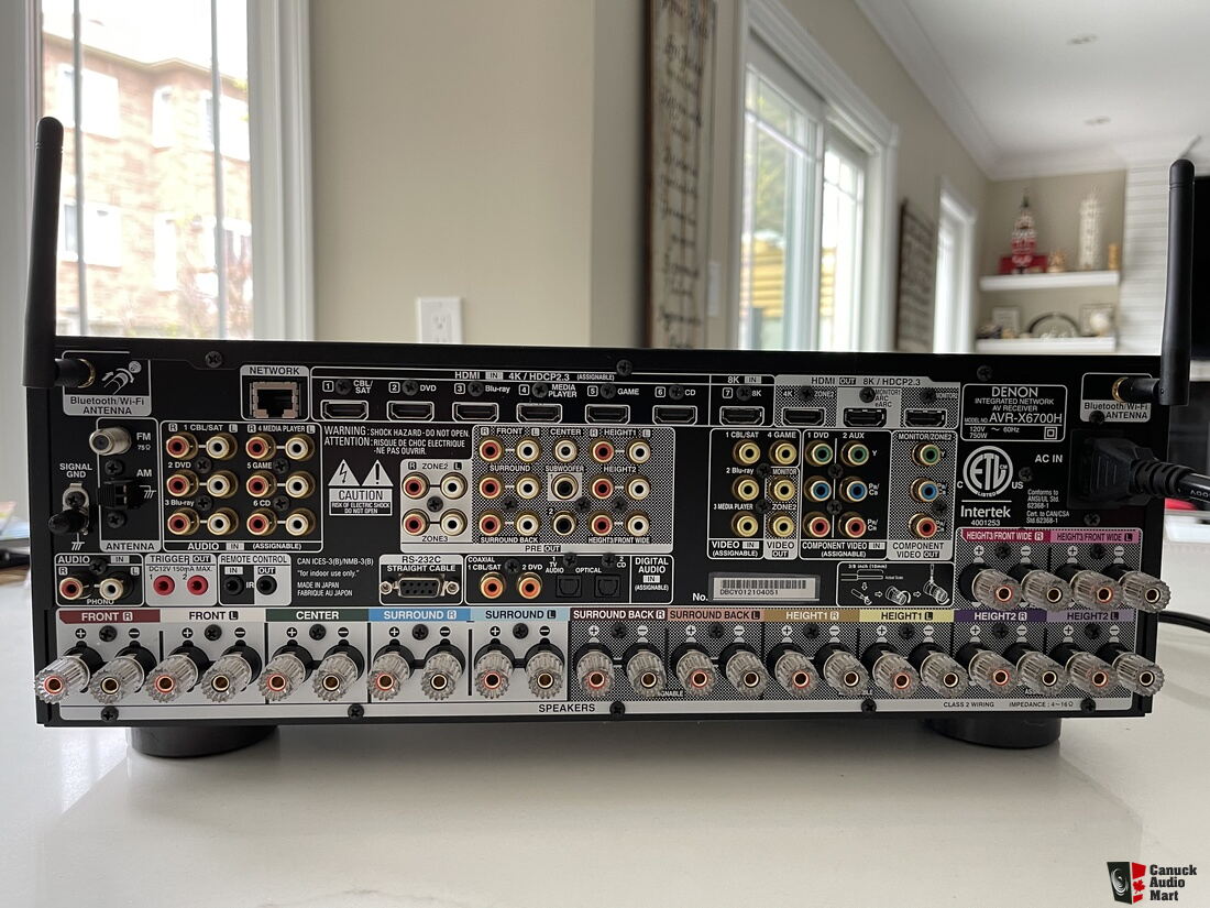 EUC Denon AVR-X6700H Photo #4446070 - Canuck Audio Mart