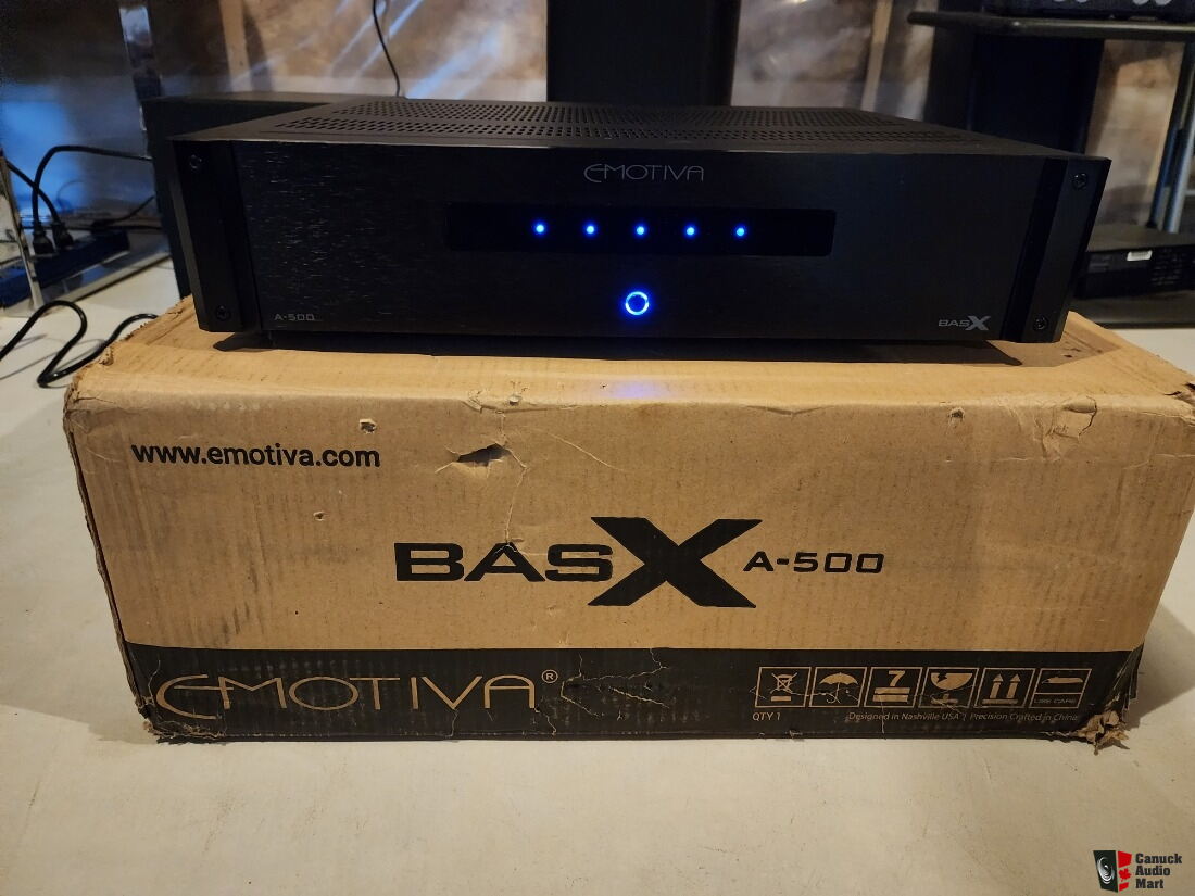 Emotiva BasX A-500 For Sale - Canuck Audio Mart
