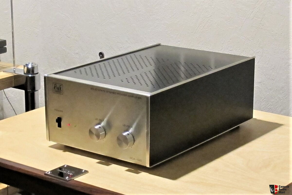 A&E Technical Research DCA 100 solid state stereo power amplifier ...