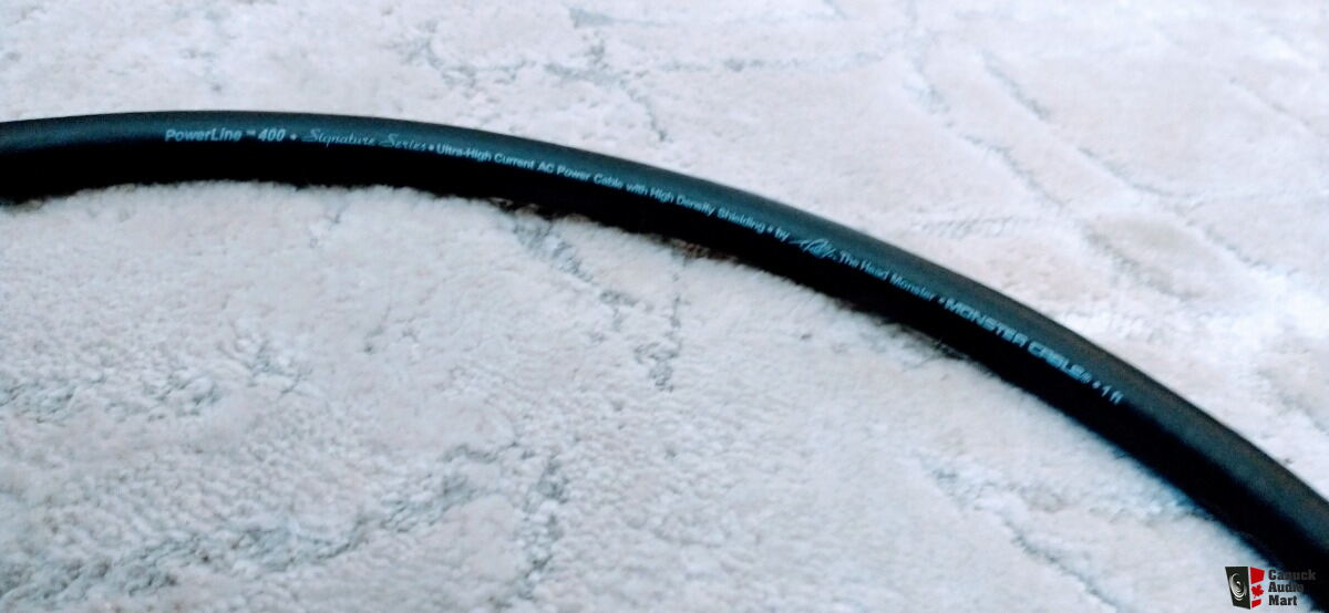 Monster Cable shielded power cord Photo #4432337 - Canuck Audio Mart