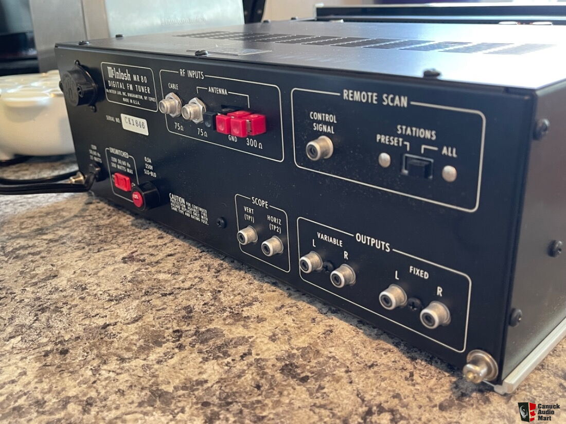 Mcintosh mr80 tuner Photo #4434065 - Canuck Audio Mart