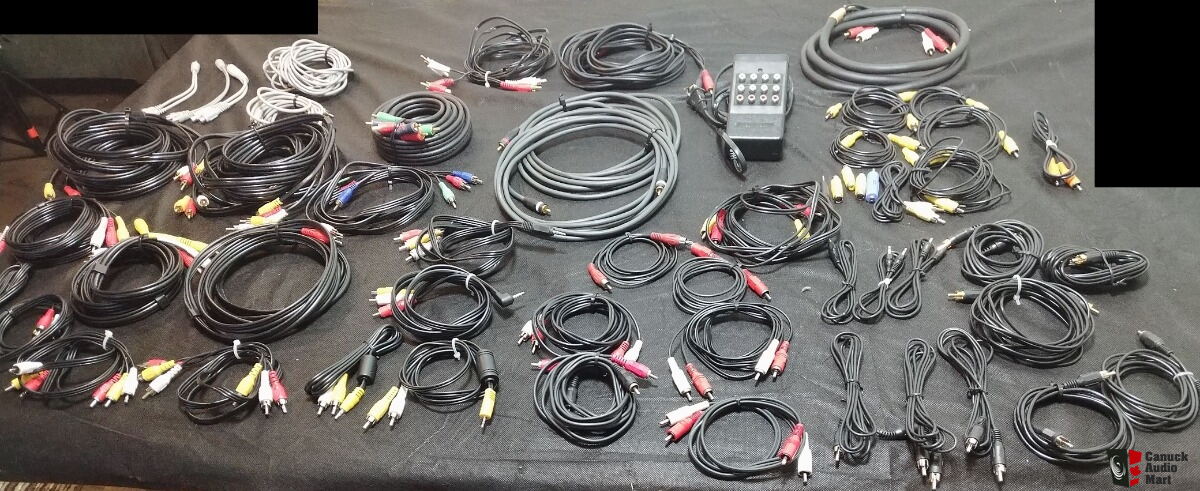 58 New' RCA audio /video cables and adapters For Sale - Canuck Audio Mart