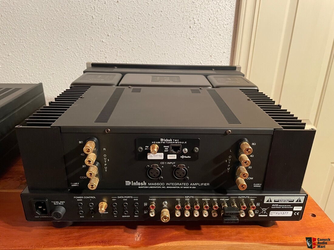 McIntosh MA6600 Integrated Amplifier 200W + 200W w/ FM/HD Tuner Module ...