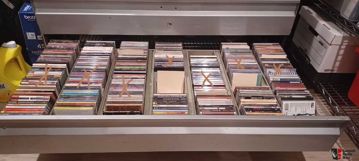 SALE PENDING CD Cabinet for ~1,000 CDs from radio station Photo ...