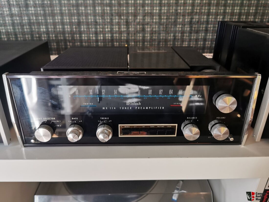 McIntosh MX 114 tuner preamplifier Photo #4443832 - Canuck Audio Mart
