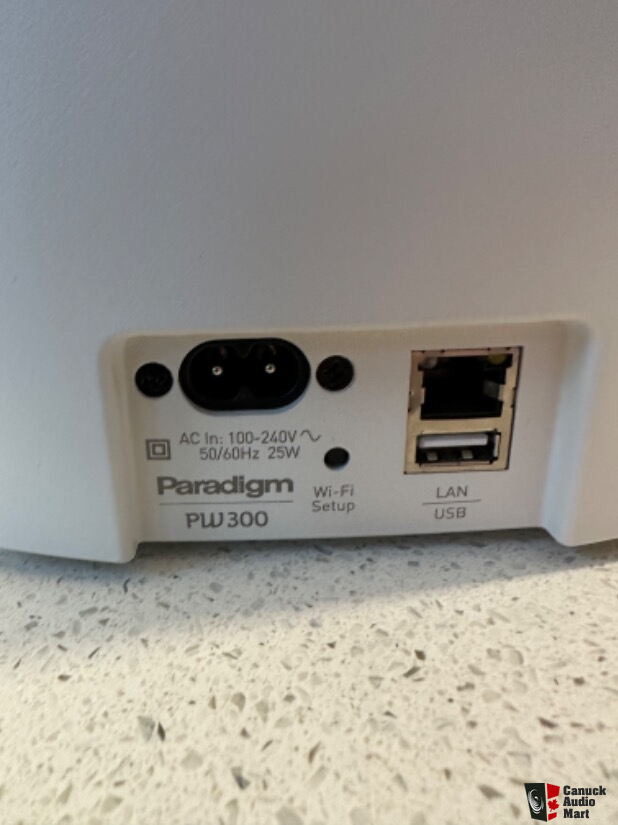 Paradigm PW300 speakers in white Photo #4444282 - Canuck Audio Mart