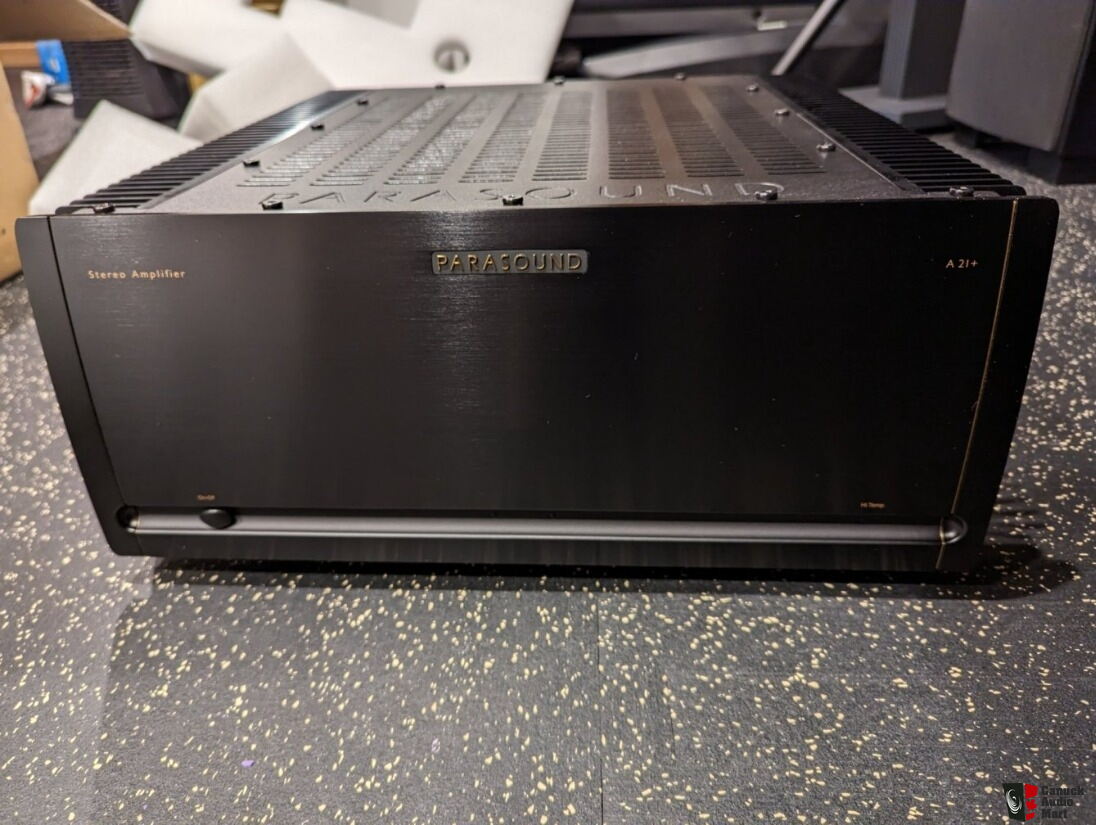 Parasound A21+ Power Amplifier (black) MINT - 2 weeks old Photo ...