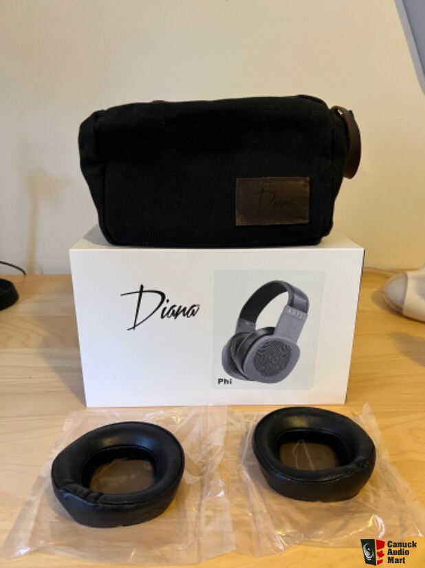Abyss Diana Phi PRISTINE Stock + V2 Pads - 4-Pin Balanced Cable Photo ...