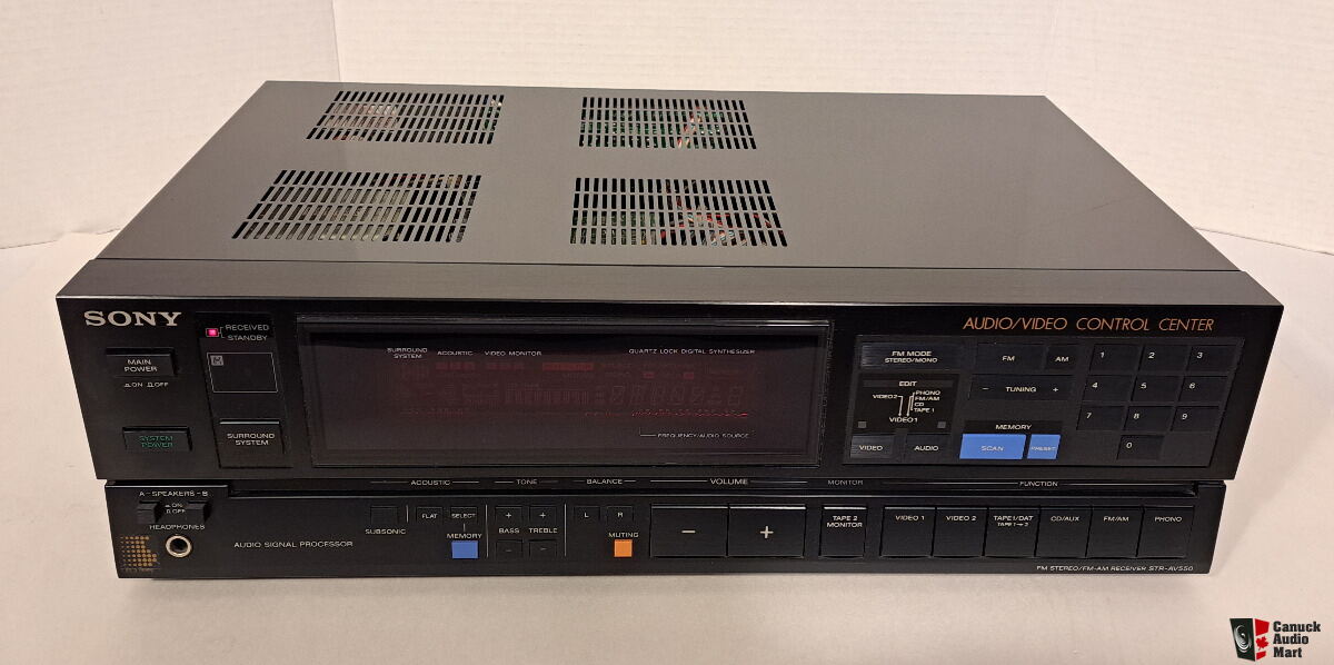 SONY STR-AV550 Receiver in superb condition w/Phono Stage Photo ...