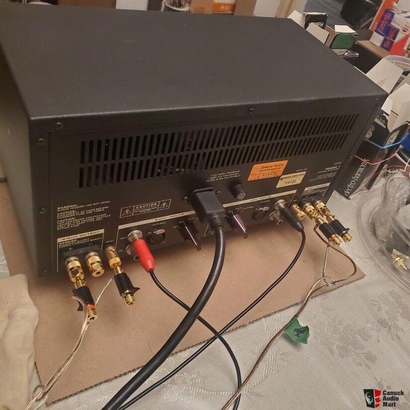 Sonic Frontiers Power One Tube Power Amp Gold Face 55w/c XLR/RCA Photo ...