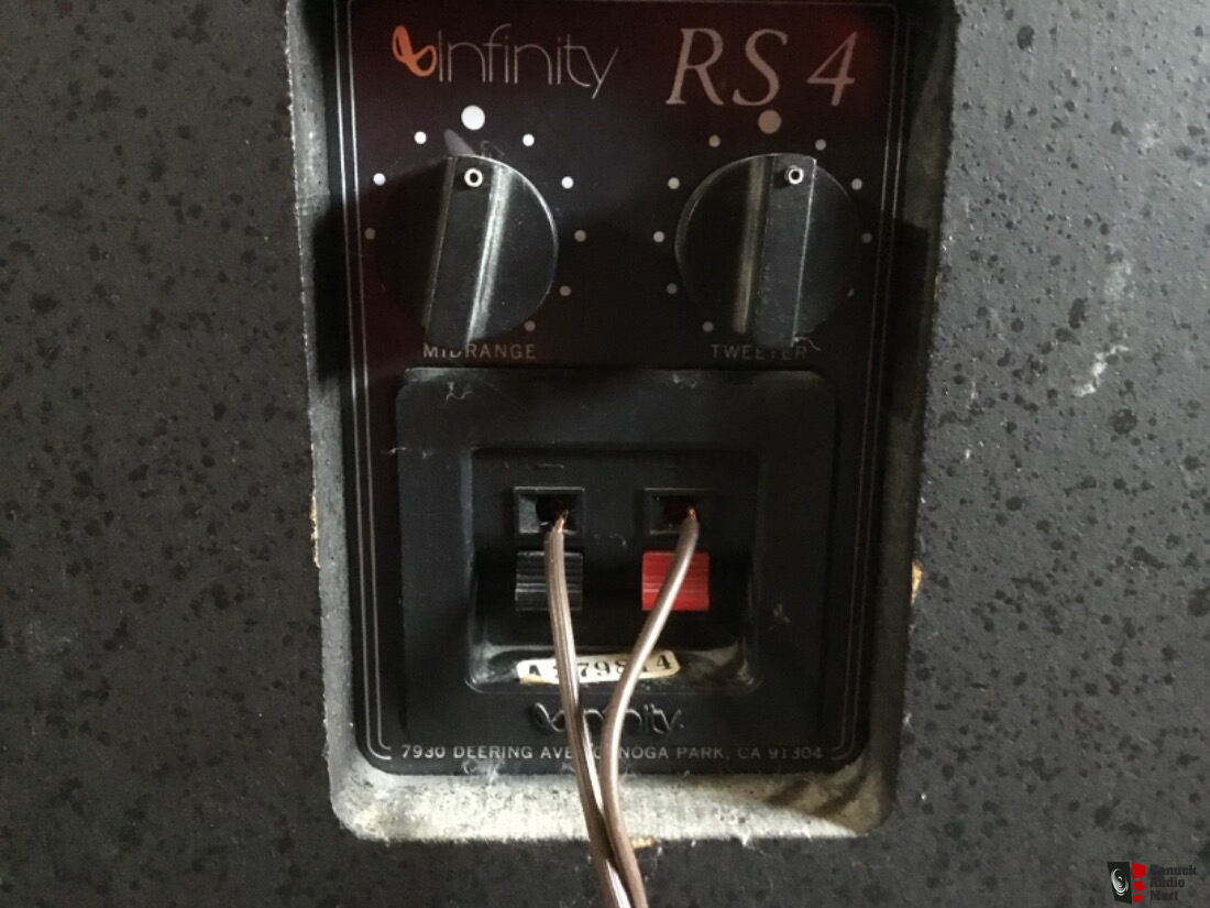 Infinity RS 4 reference series speakers Photo #4447959 - Canuck Audio Mart
