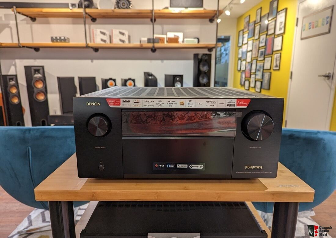 Denon AVR-X8500HA AV Receiver: MINT Trade-In (1 Month Old); 1 yr acX ...