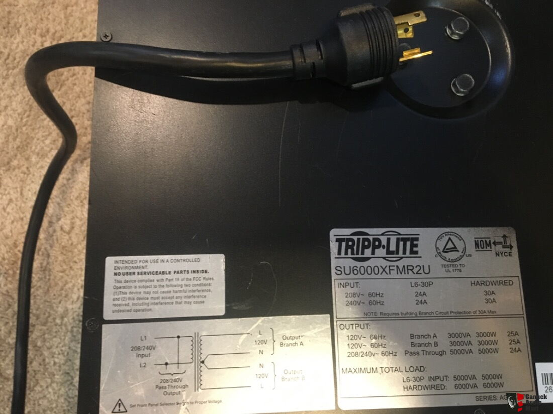 Tripp Lite SU6000XFMR2U 240/120 iso transformer 6KVA Photo #4450885 ...