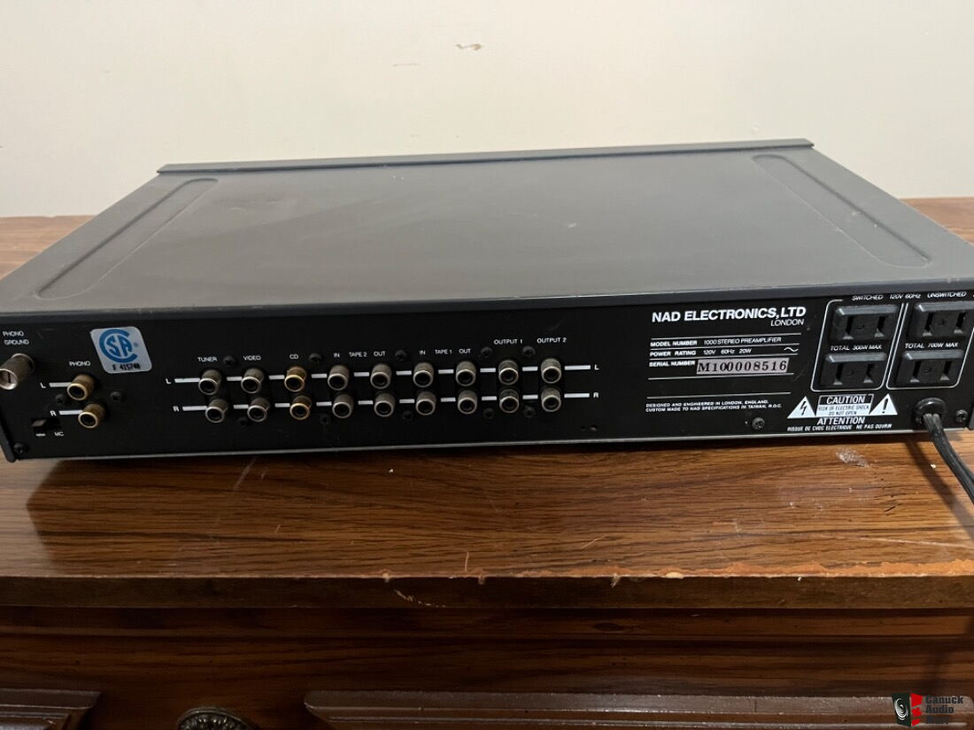 NAD 1000 Pre For Sale Canuck Audio Mart