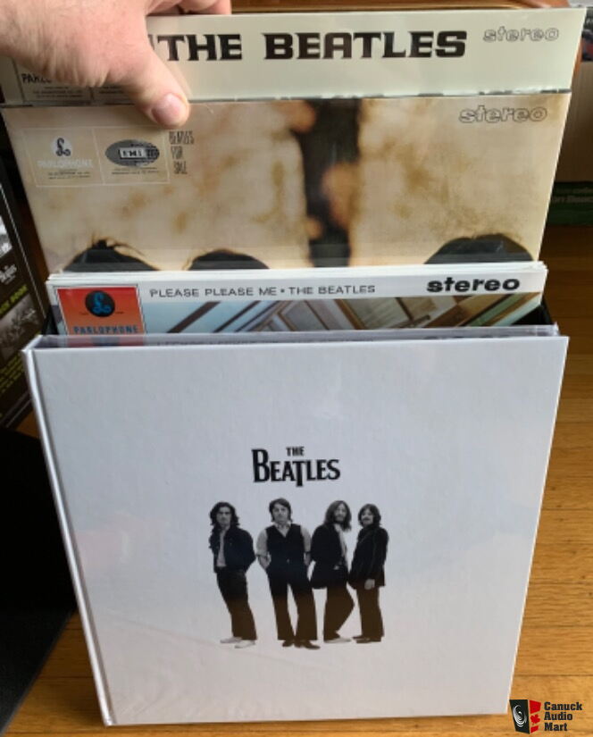 2012 The Beatles deluxe studio recordings vinyl box set. New, open box ...