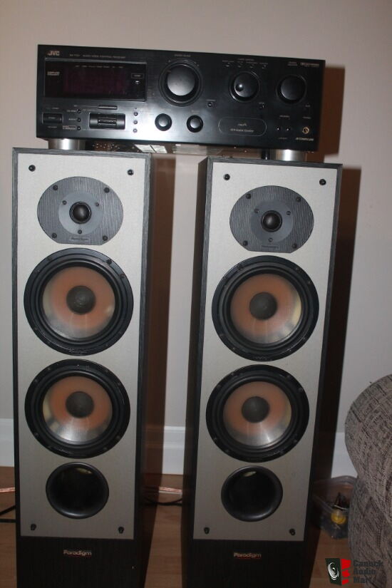 JVC RX-770V AV receiver with Paradigm 9SE MKIII Tower Speakers For Sale ...
