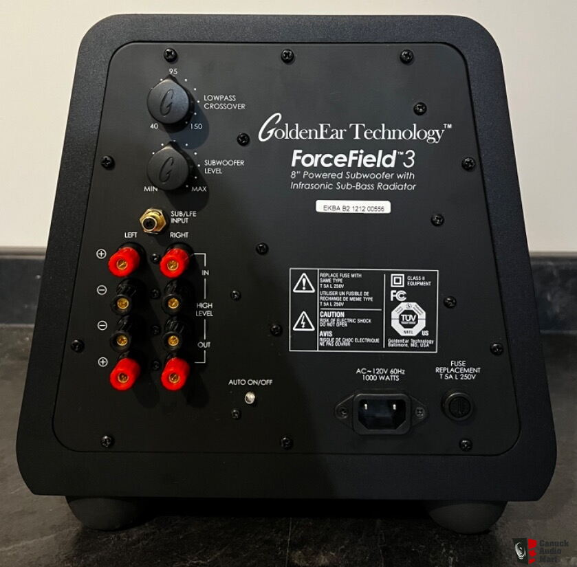 Golden Ear Forcefield 3 Subwoofer // 500w RMS & 1000w PEAK Photo ...