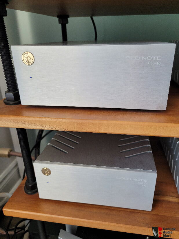 Gold Note PH10 Phono Stage with PSU 10 Power Supply - Silver Finish ...