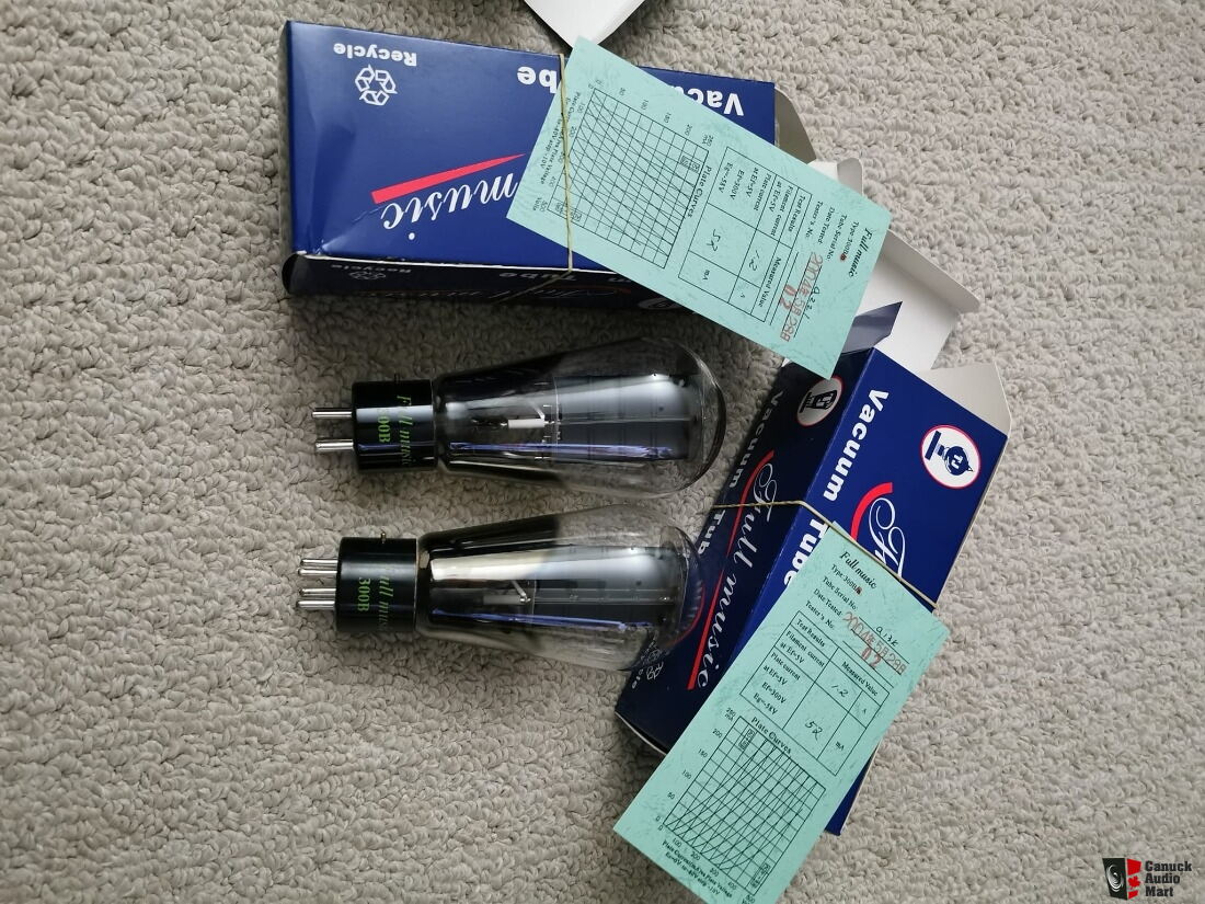 For sale Match Quad Full music ( NOS ) 300B tubes Photo #4454803 - US ...