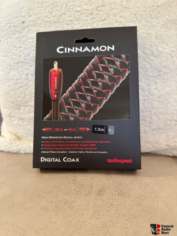 Audioquest Cinnamon digital coaxial cable 1.5 meter Photo #4455793 - US ...