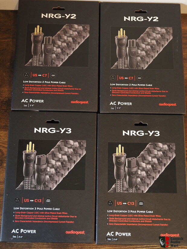 Audioquest NRG-Y Power Cables Photo #4457601 - Canuck Audio Mart