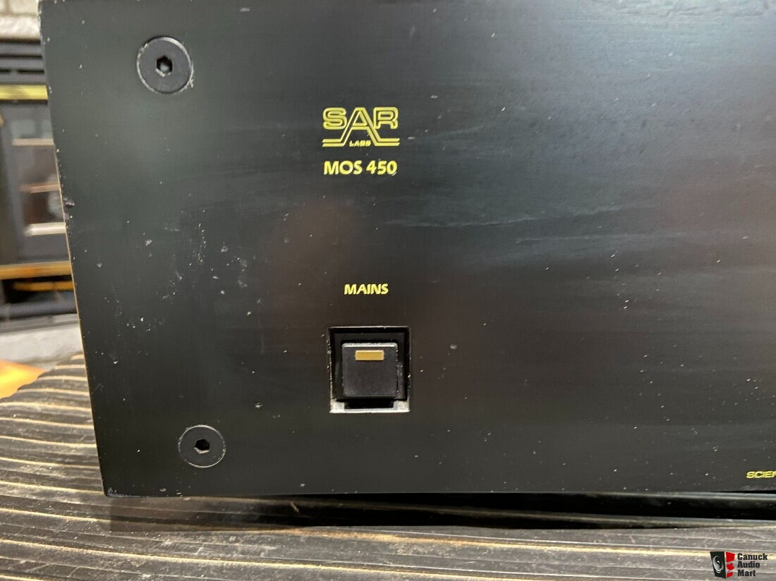 SAR LABS HEX MOSFET Amplifier model MOS 450 with original shipping box ...