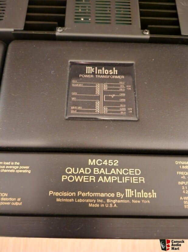 McIntosh mc 452 Photo #4459921 - Canuck Audio Mart