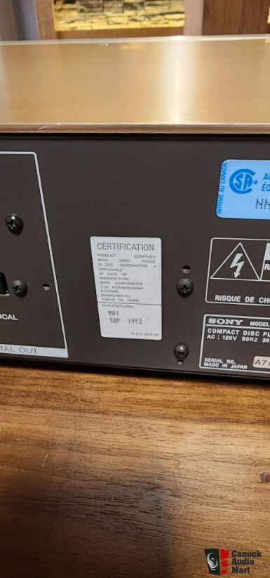 Sony X779ES Photo #4460722 - Canuck Audio Mart