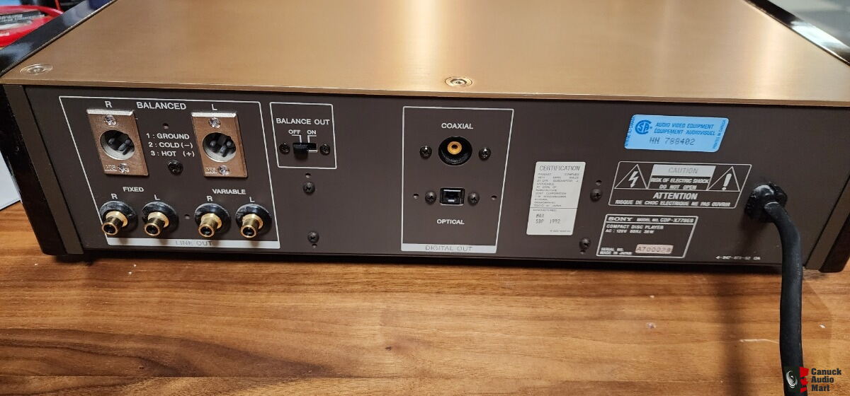 Sony X779ES Photo #4460729 - Canuck Audio Mart