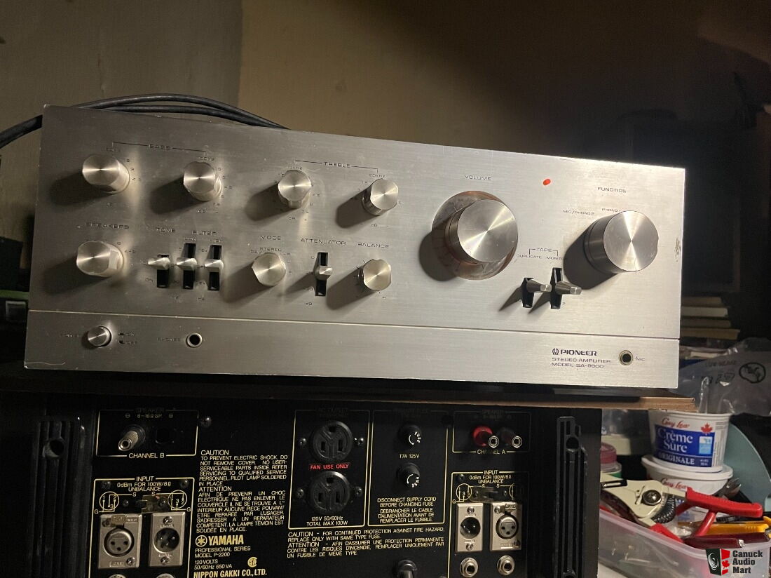Pioneer Sa 9900 Integrated Amplifier . Recapped Photo #4460907 - Canuck ...