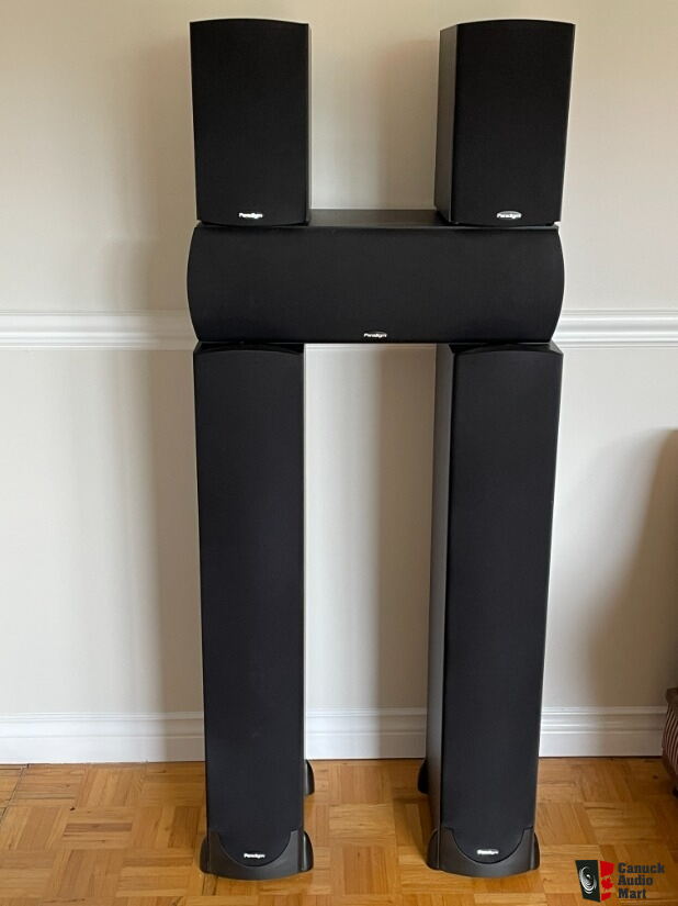 Paradigm Monitor Series 5.0 speaker setup (L/C/R/Sur) For Sale - US ...