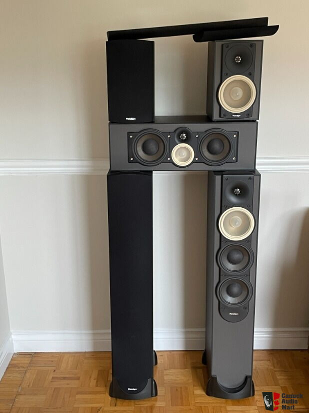 Paradigm Monitor Series 5.0 speaker setup (L/C/R/Sur) Photo #4461705 ...