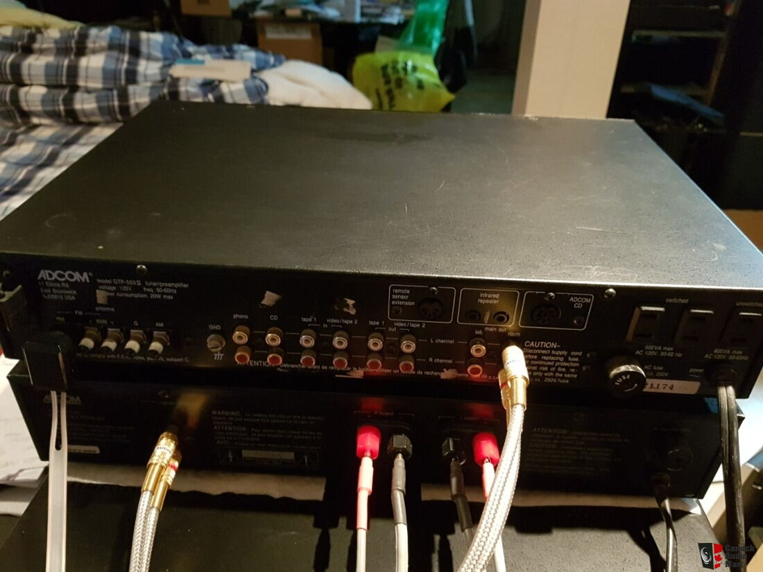 Adcom Pre Amp Tuner & Power Amp Combo Photo #4462632 - Canuck Audio Mart