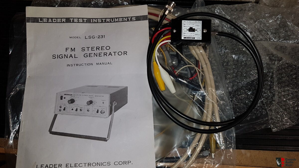 Leader LSG -231 stereo fm generator tester Photo #4466584 - Canuck ...