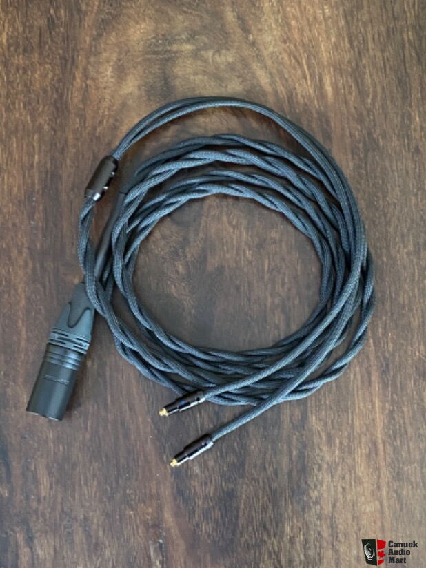 6ft Cardas Fogcityaudio Shure 1840 to XLR 4-pin male Headphone cable ...