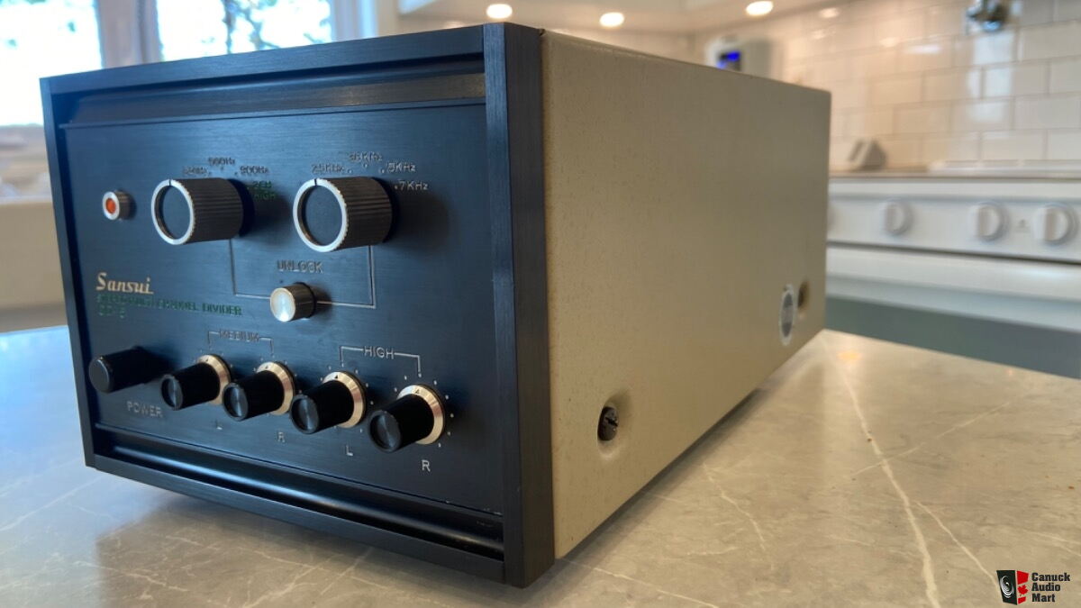 Sansui CD5 ELECTRONIC CROSSOVER perfect working, free canada shipping ...